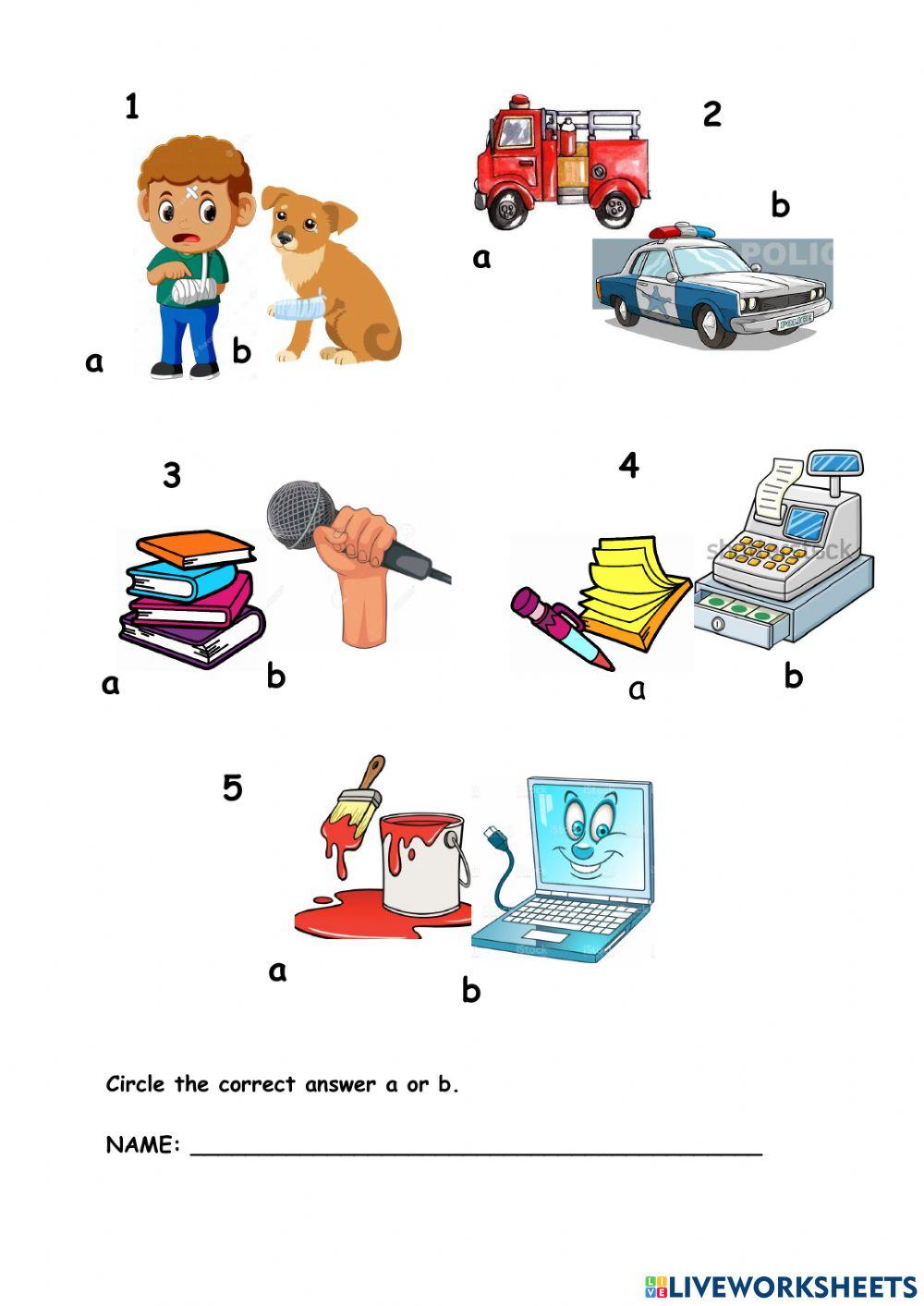 Jobs and routines list. worksheet | Live Worksheets