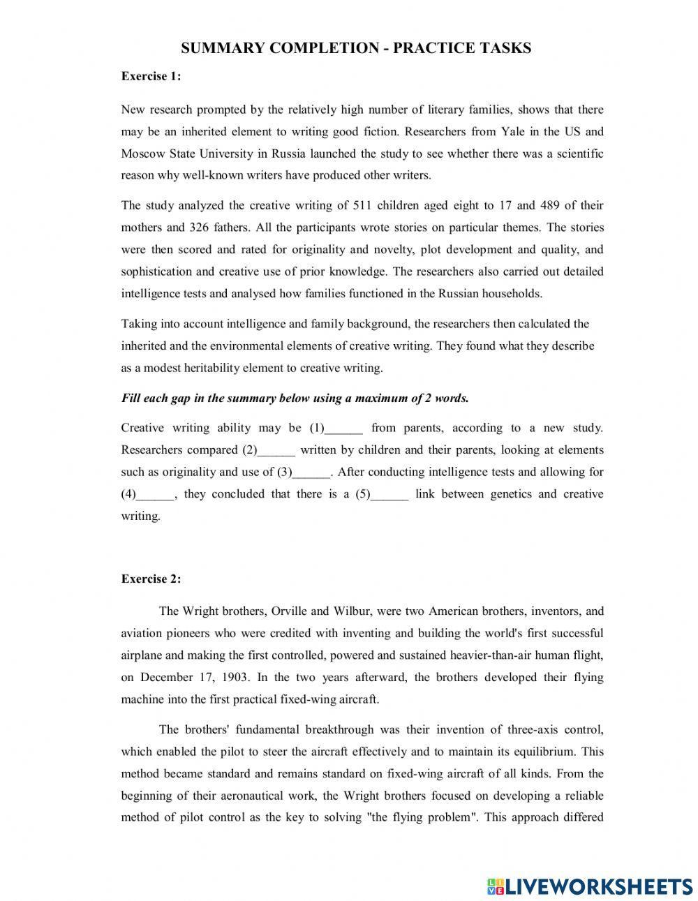 Ielts reading- … | Free Interactive Worksheets | 1829660