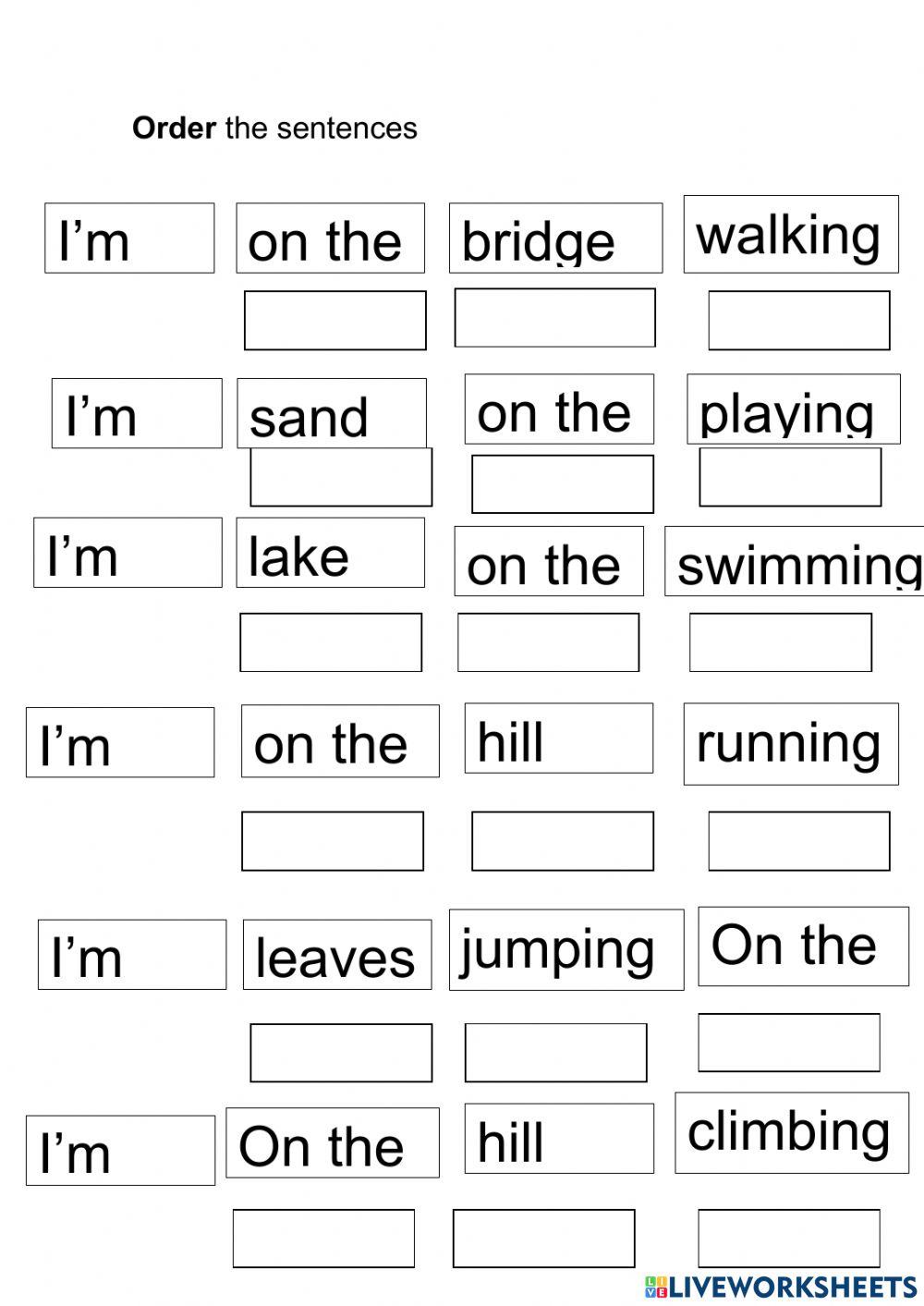 Present p. worksheet | Live Worksheets