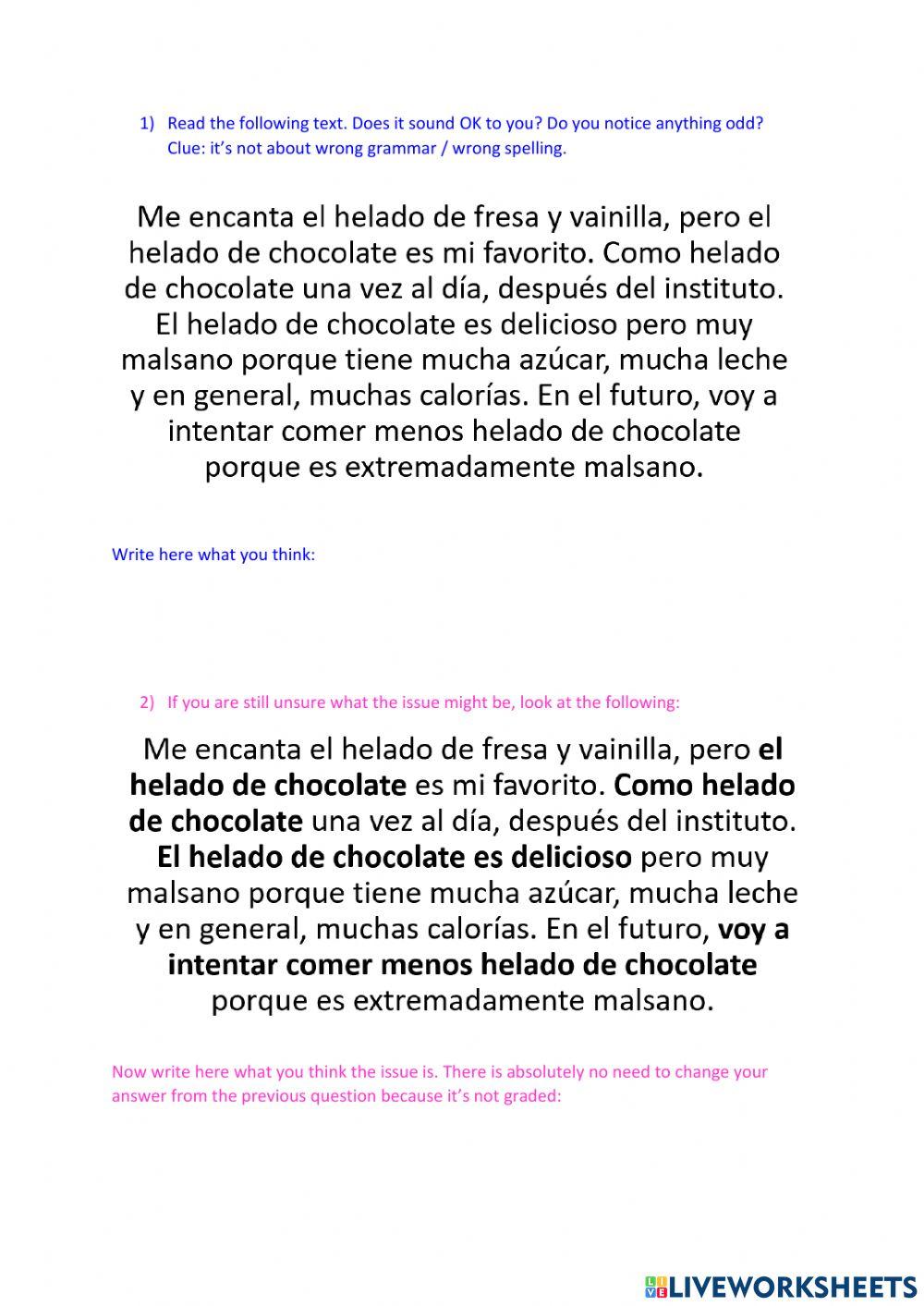 Dop worksheet | Live Worksheets