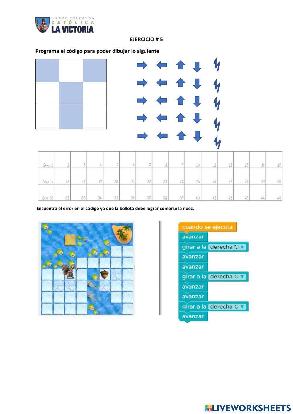 Ejercicio 5 6TO worksheet | Live Worksheets
