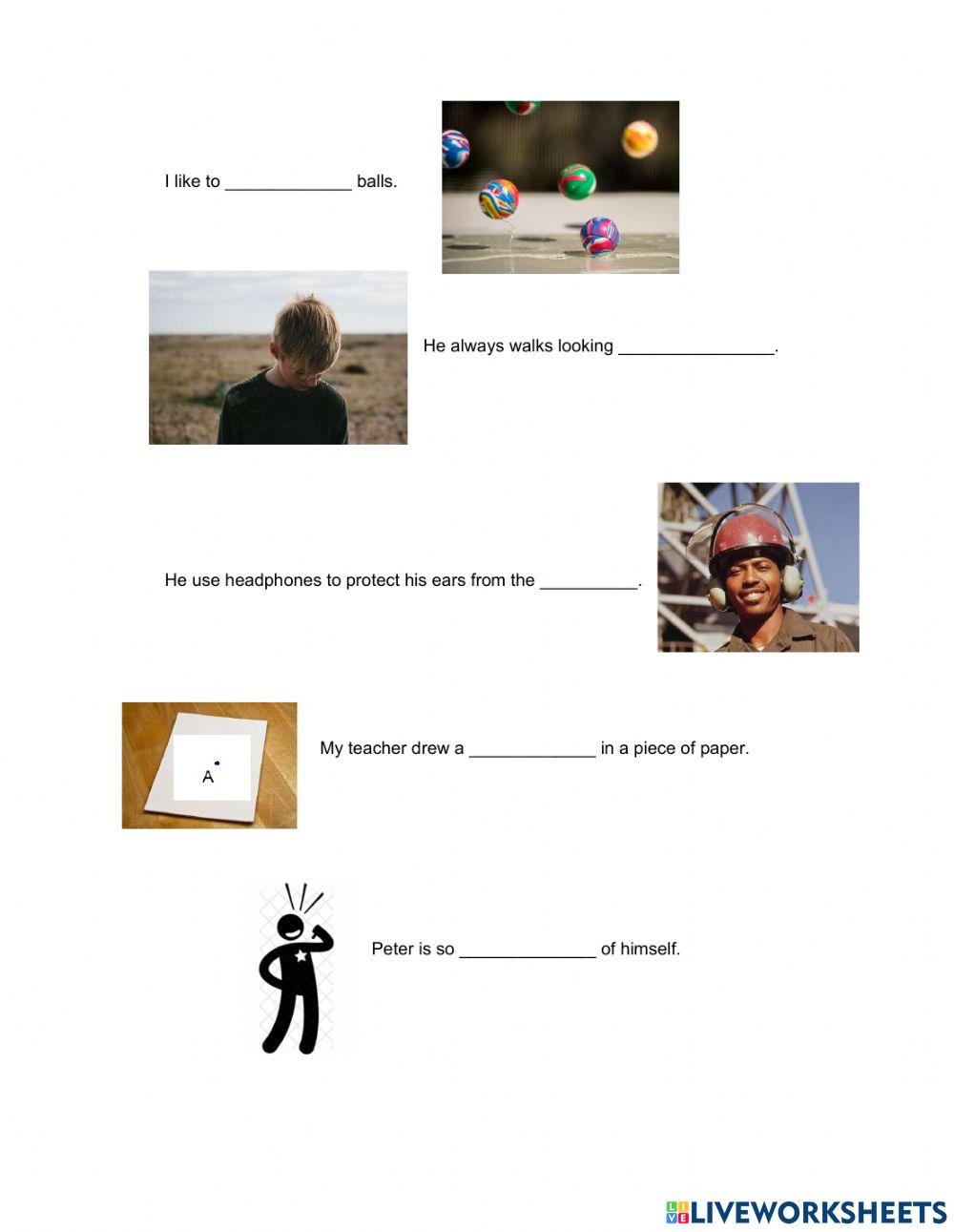 Spelling and vocabulary practice worksheet | Live Worksheets
