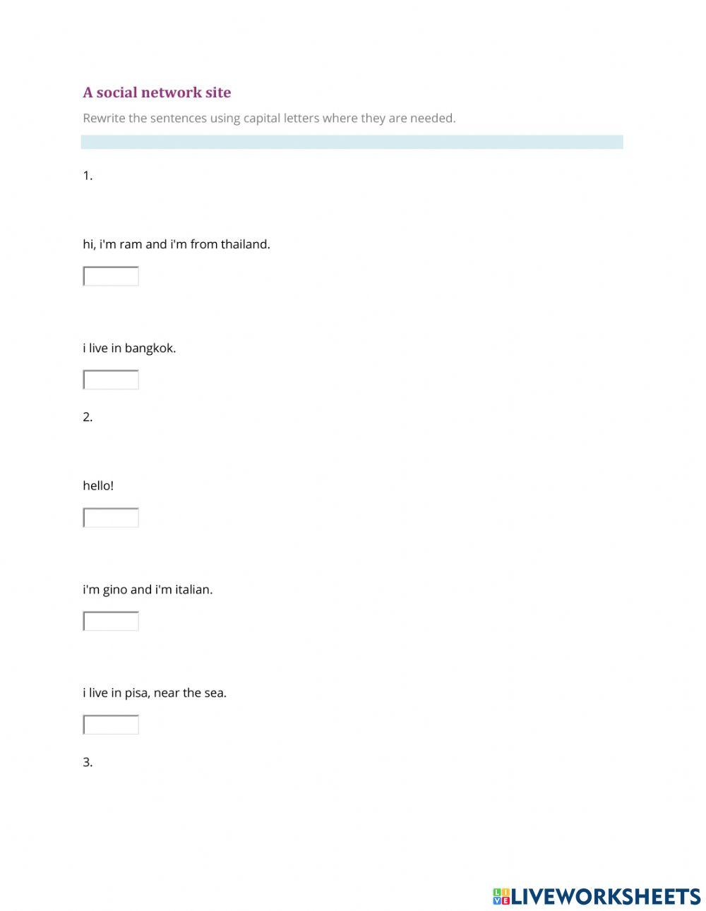 Check your comprehension online exercise for | Live Worksheets
