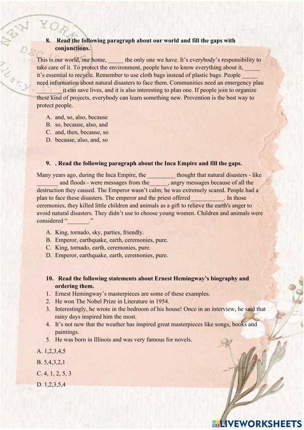 Dscdcds | aculqui5720 | Live Worksheets