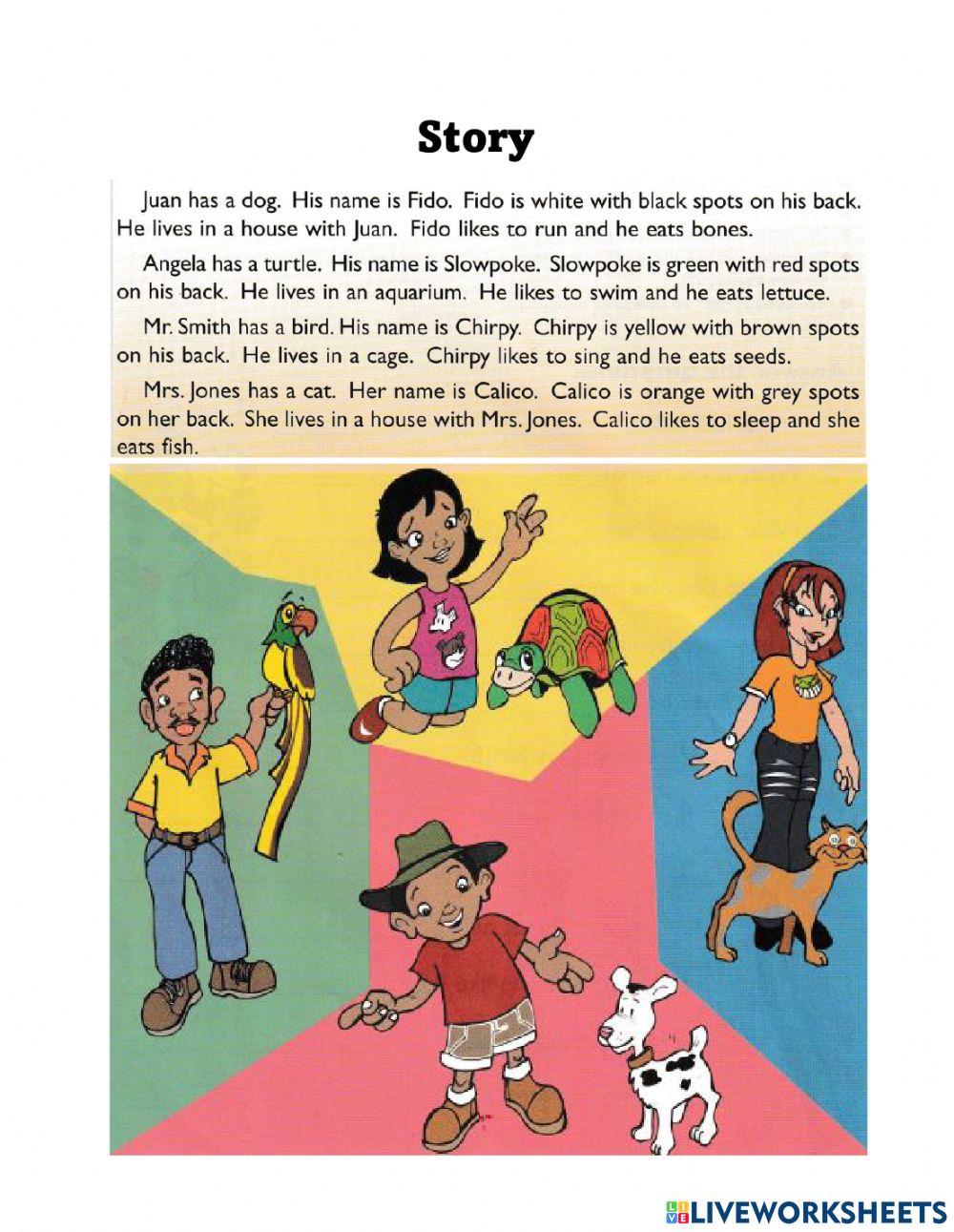 THE STORY online exercise for | Live Worksheets