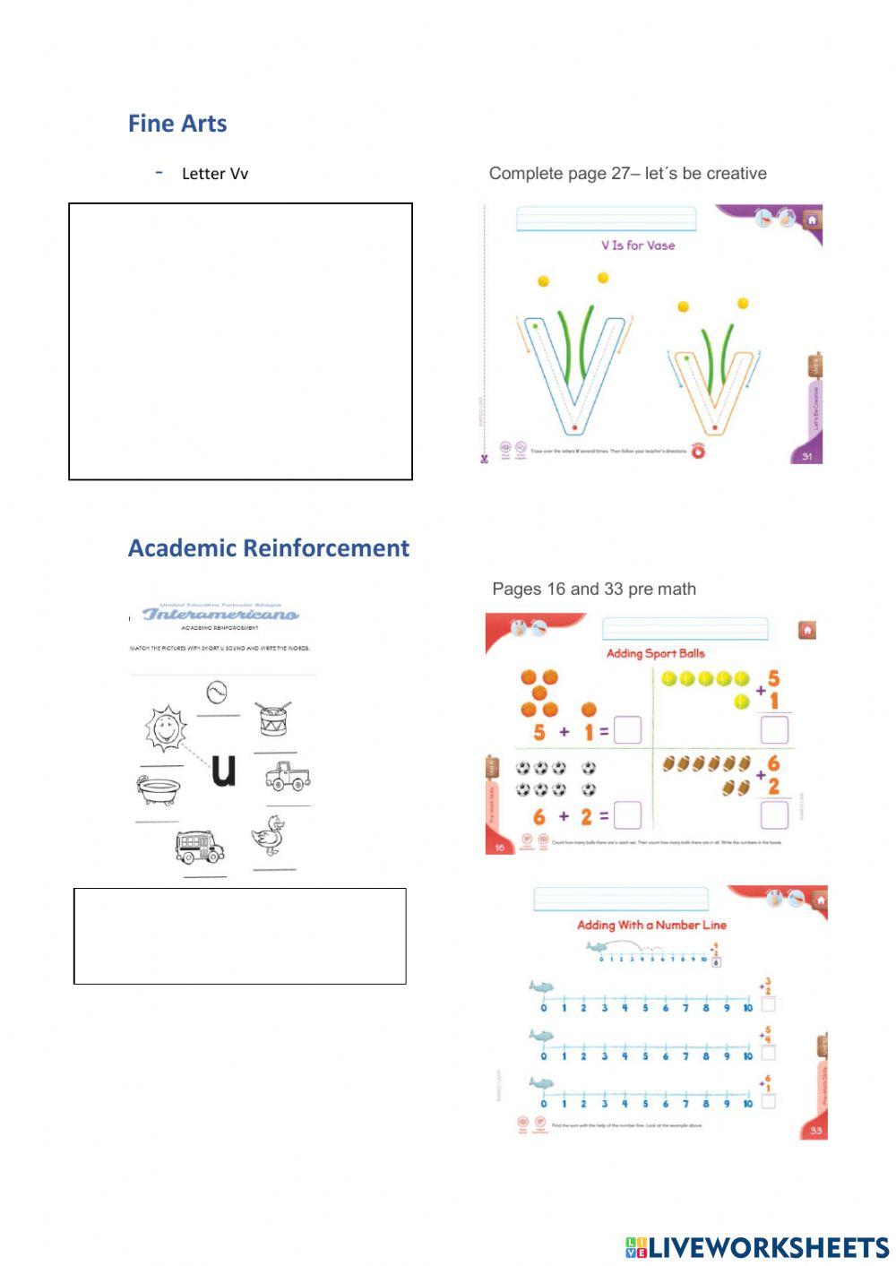 Weekly activities 37 worksheet | Live Worksheets
