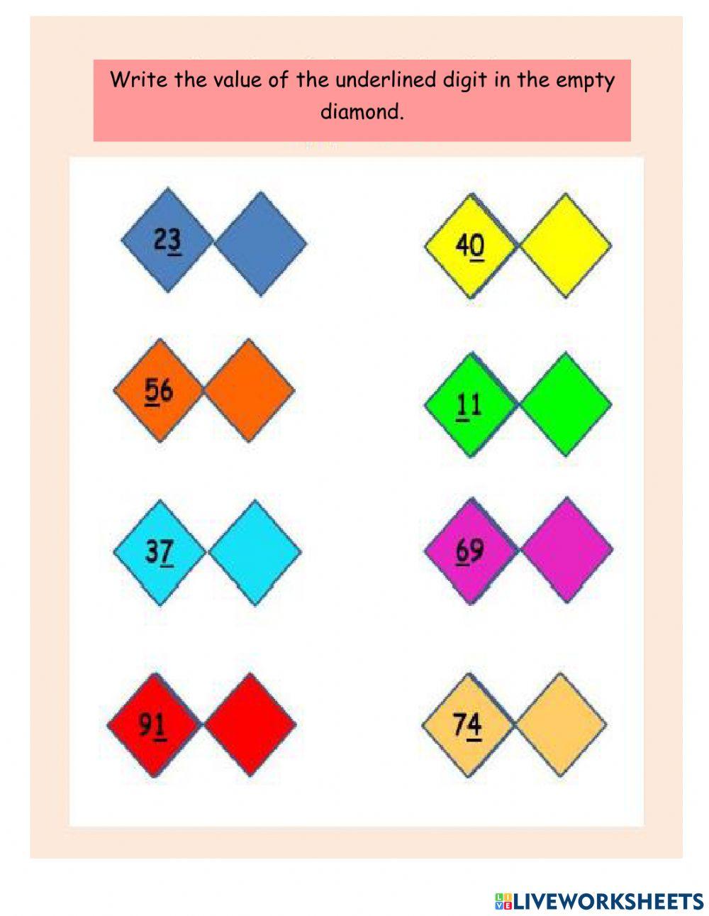 Expanded Form o… | Free Interactive Worksheets | 449203