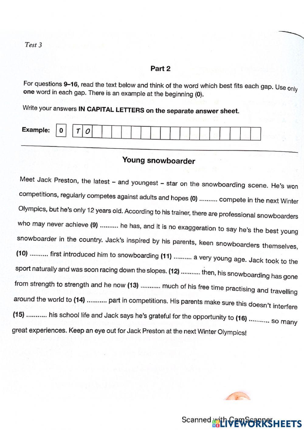 4221599 | TEST BOOK USE OF ENGLISH TEST 3 | jxy83