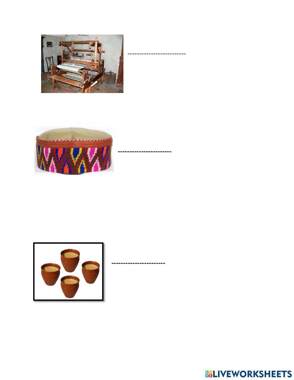 Things we make and Do online exercise for | Live Worksheets