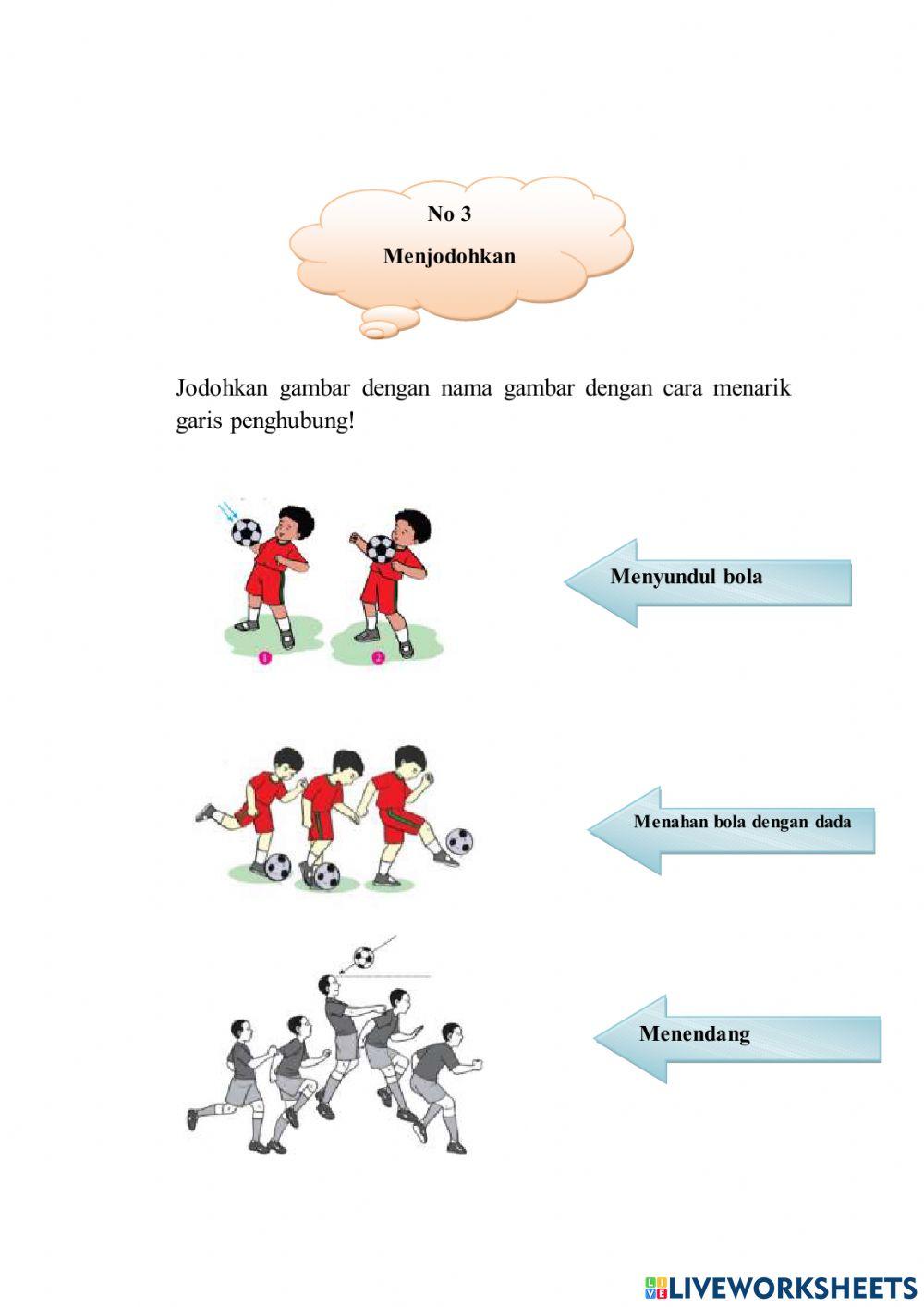 Gerak lokomotor online exercise | Live Worksheets