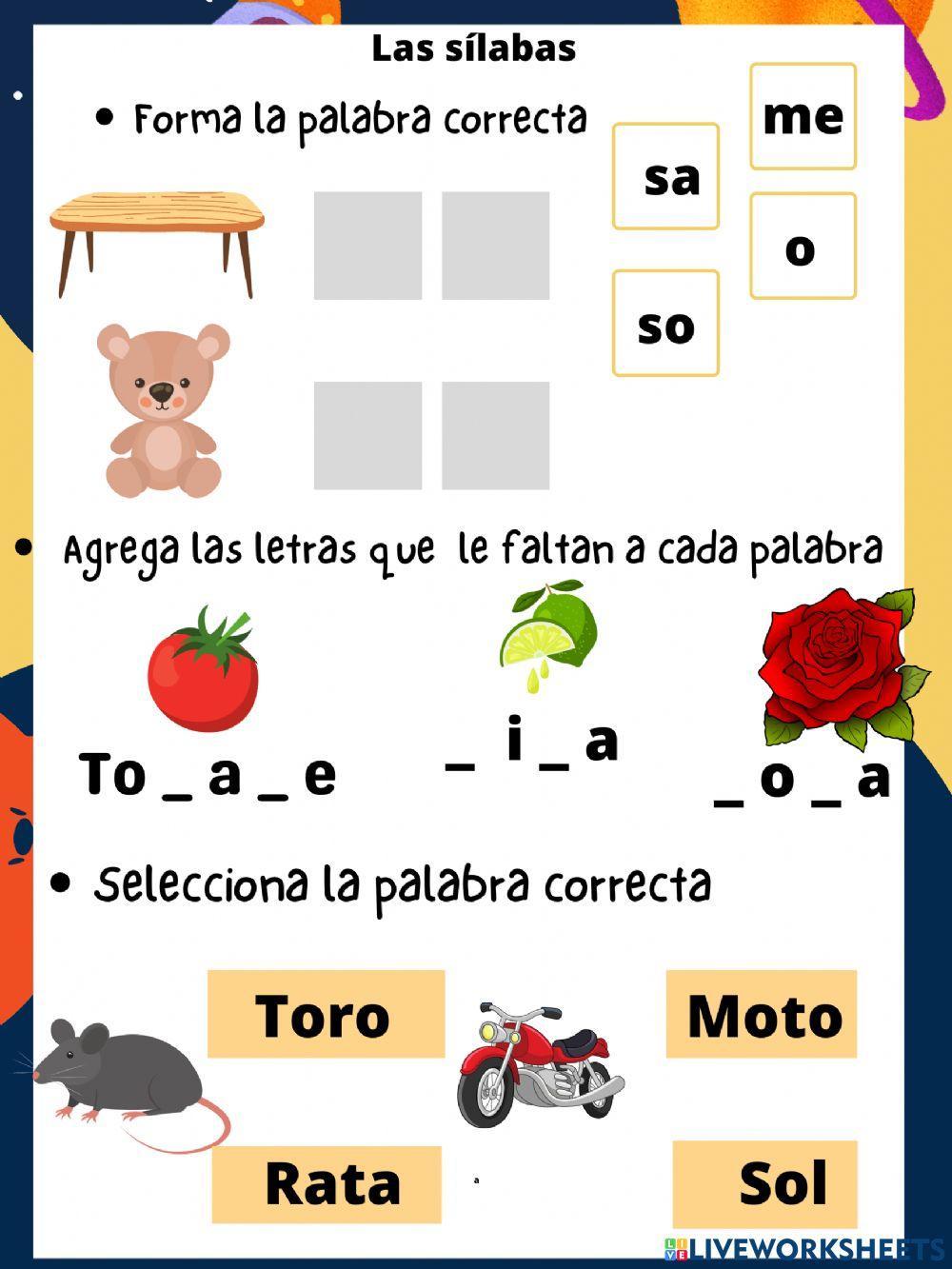 Repaso español | Free Interactive Worksheets | 1767823