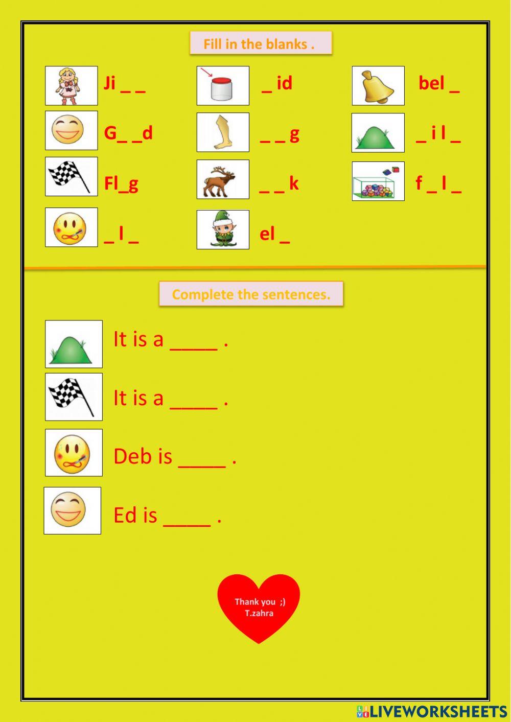 Word 3 worksheet | Live Worksheets