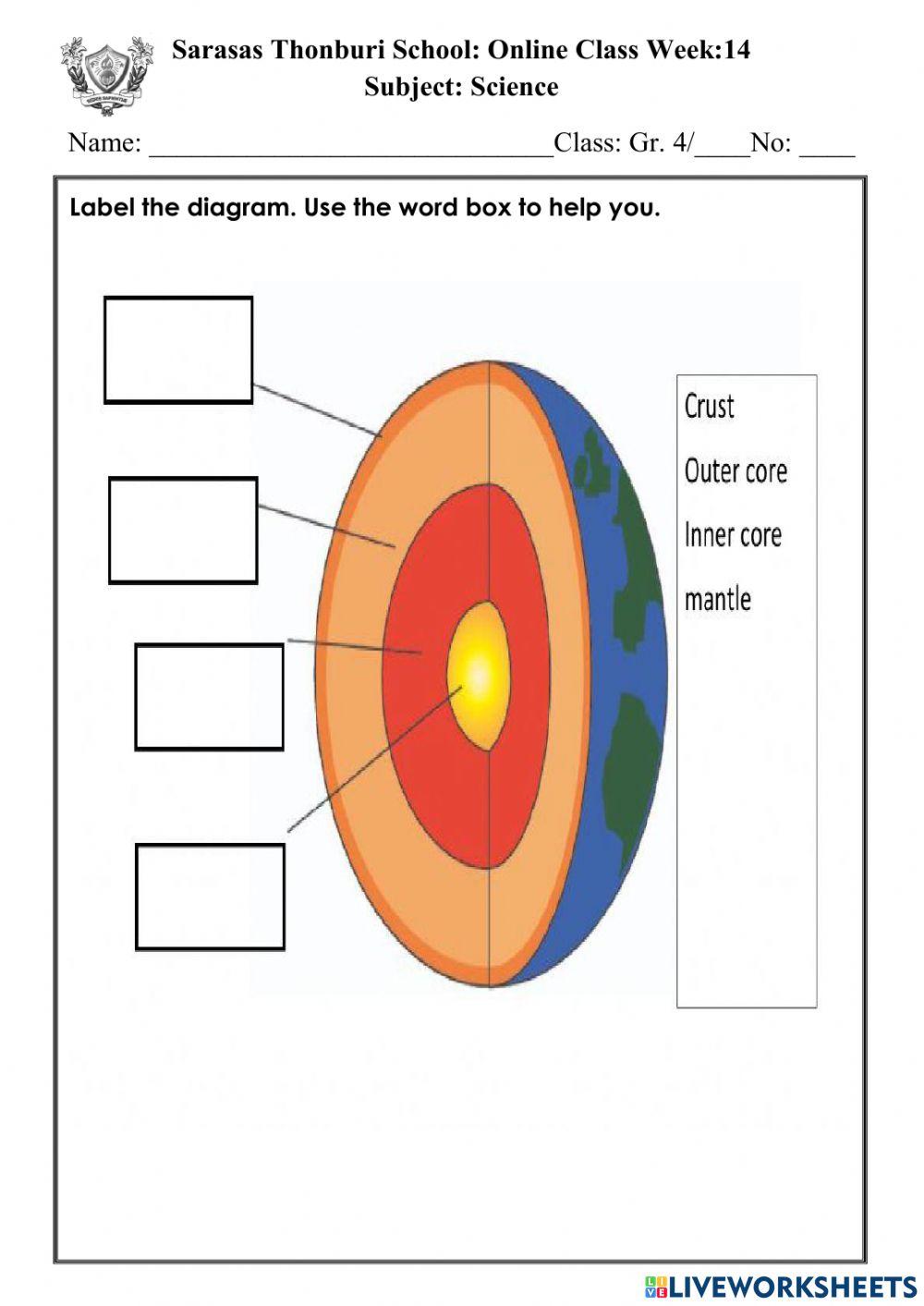 Science Gr.4 Homework Week 14 online exercise for | Live Worksheets