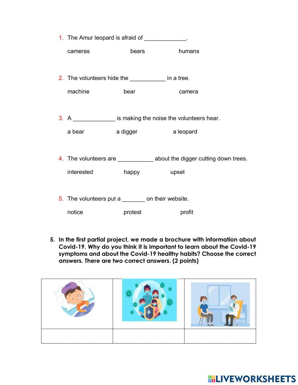 7th Grade - Lan… | Free Interactive Worksheets | 2706022