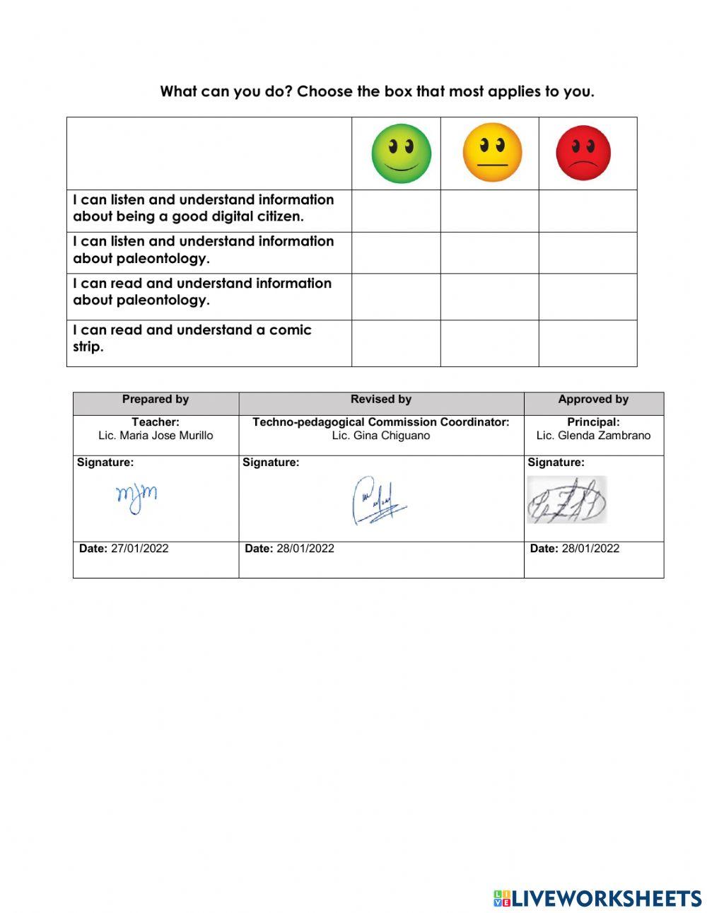 7th Grade - Lan… | Free Interactive Worksheets | 2706022