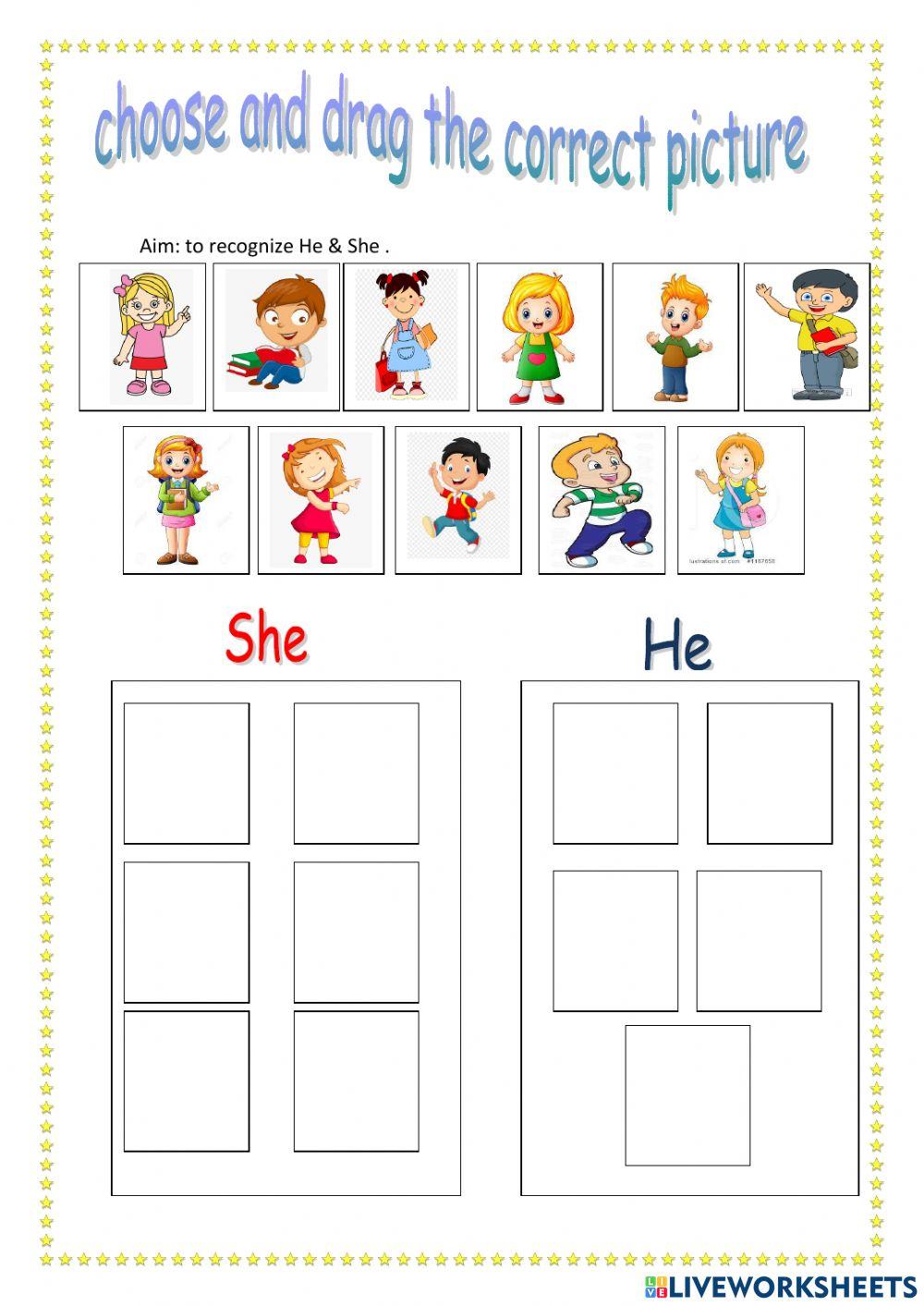 Choose online worksheet for grade one | Live Worksheets