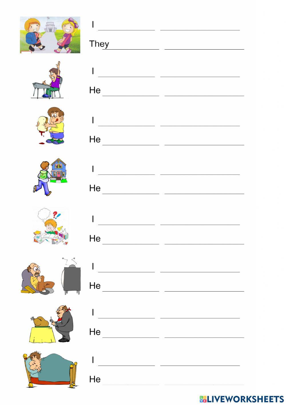 1839288 | Routines part 2 | beatrizhh | LiveWorksheets