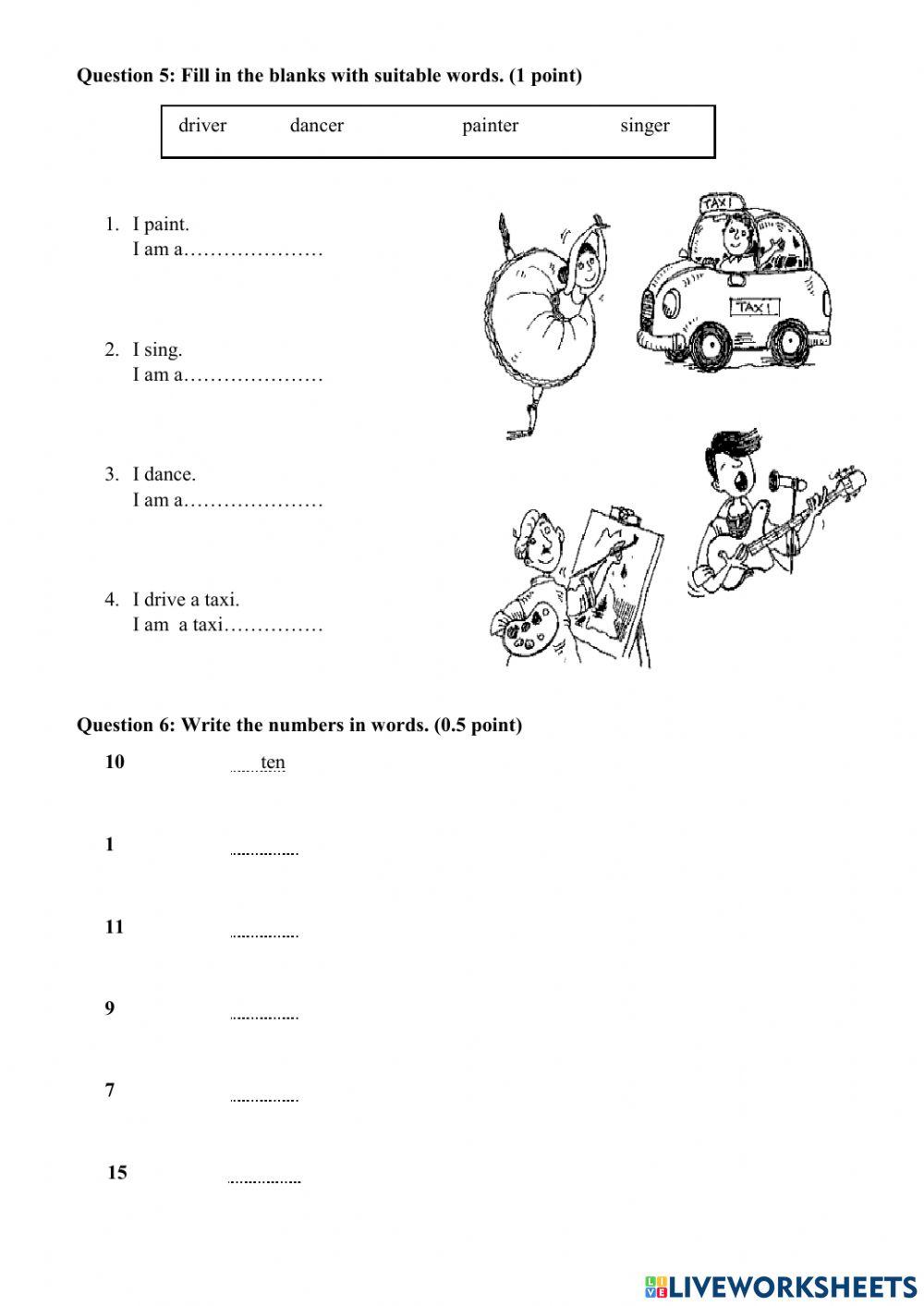 6806331 | GLOBAL ENGLISH 2A4-2A5 SEMESTER 1 TEST