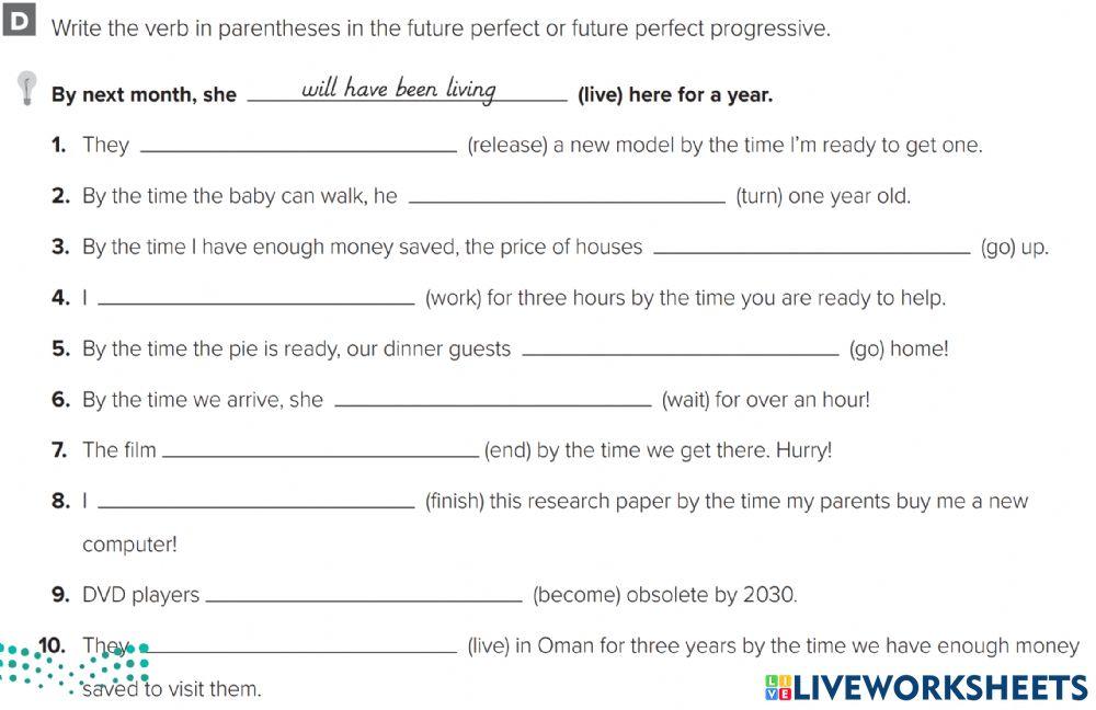 Mega Goal 5 workbook page22 worksheet | Live Worksheets