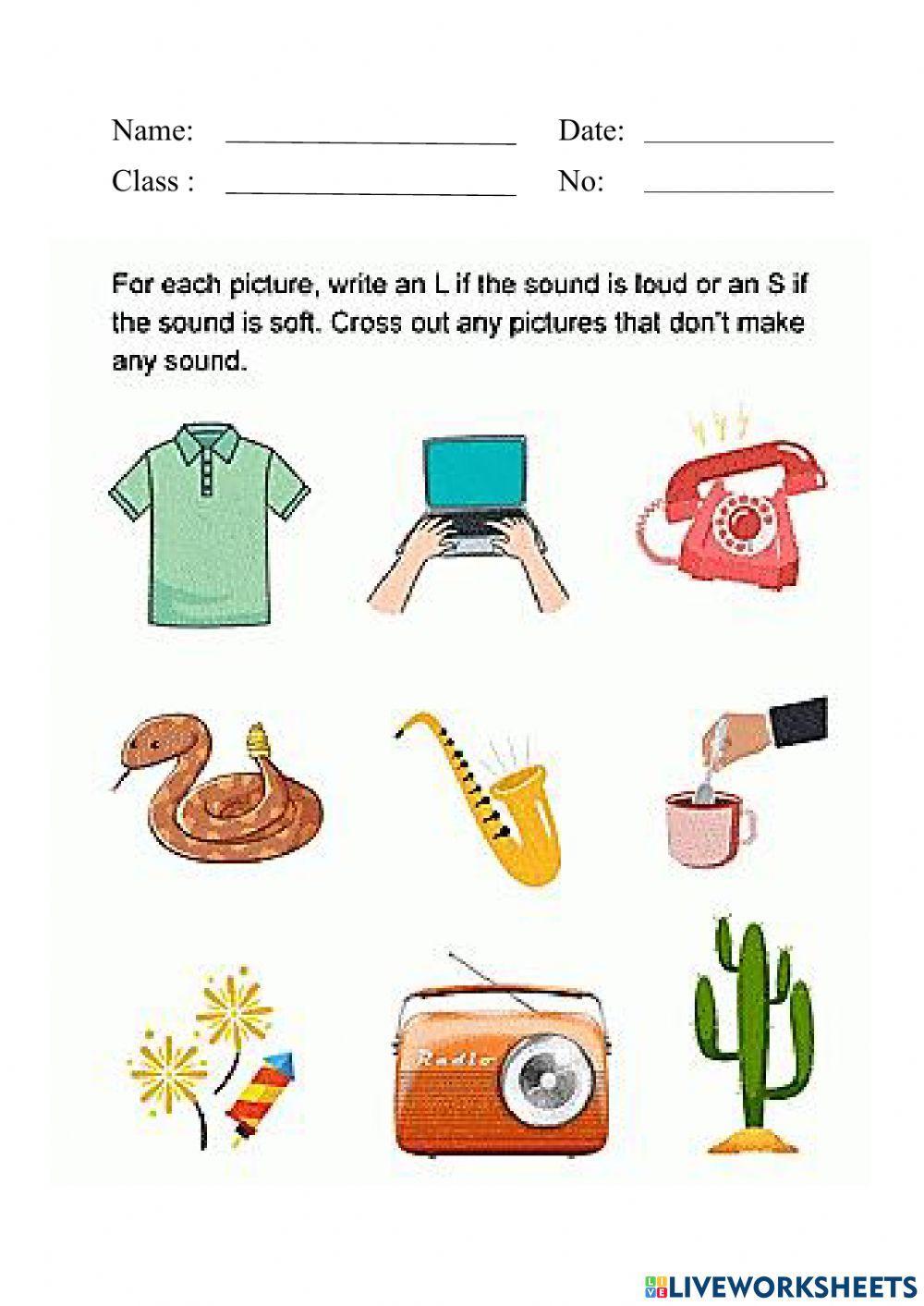 Light And Soft Sound Worksheet Live Worksheets light-and-soft-sound-worksheet-live-worksheets