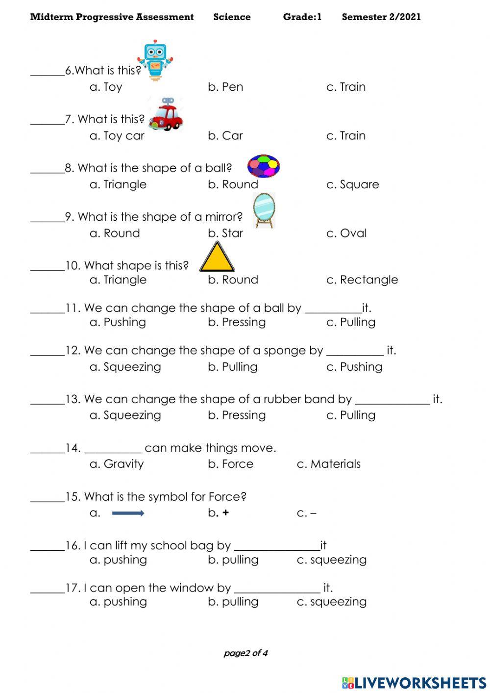 SCIENCE MIDTERM 4097706 | MARIE ANTONETTE | Live