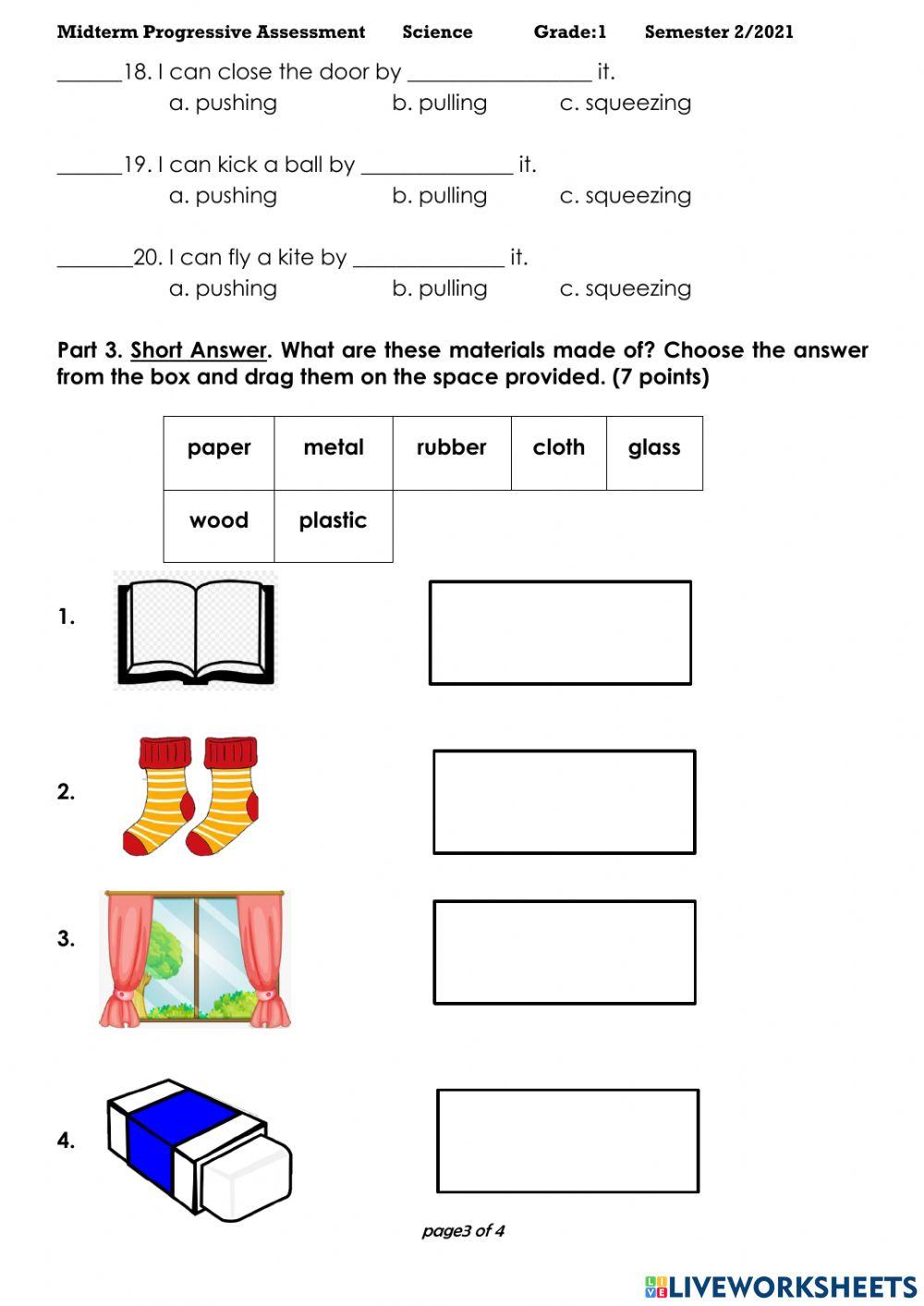 SCIENCE MIDTERM 4097706 | MARIE ANTONETTE | Live