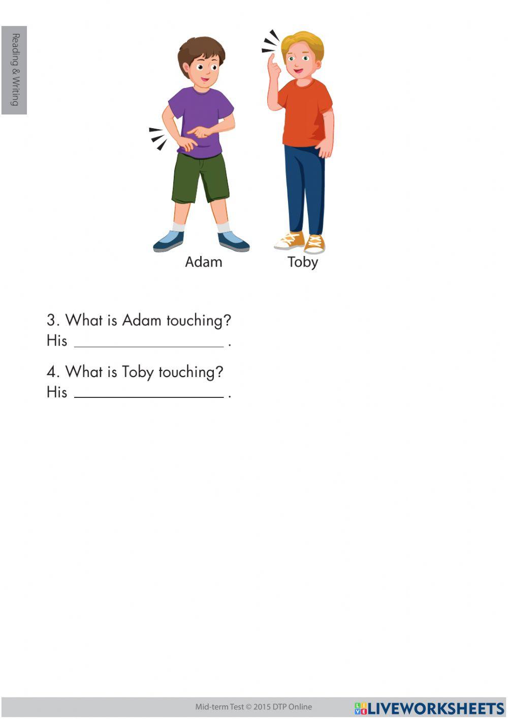 Smart start 4 activity for 4 | Live Worksheets