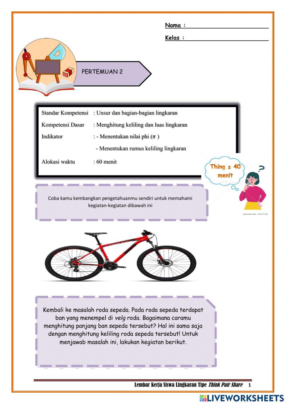 Menentukan nilai phi dan rumus keliling lingkaran 2657935