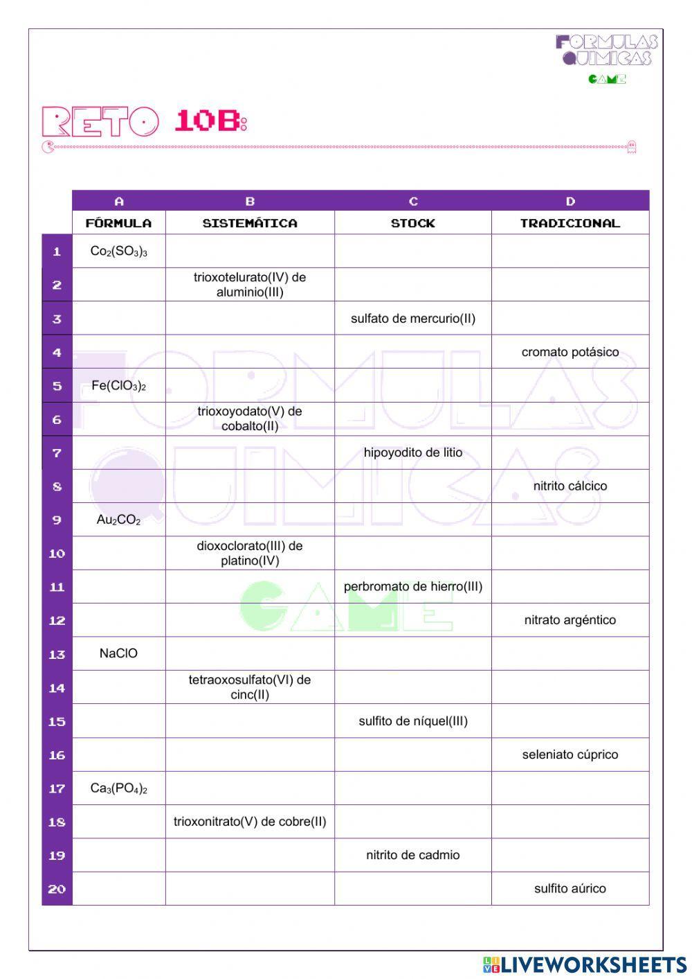 Reto 10b: oxosales 1770133 | CrisBurgoa | Live