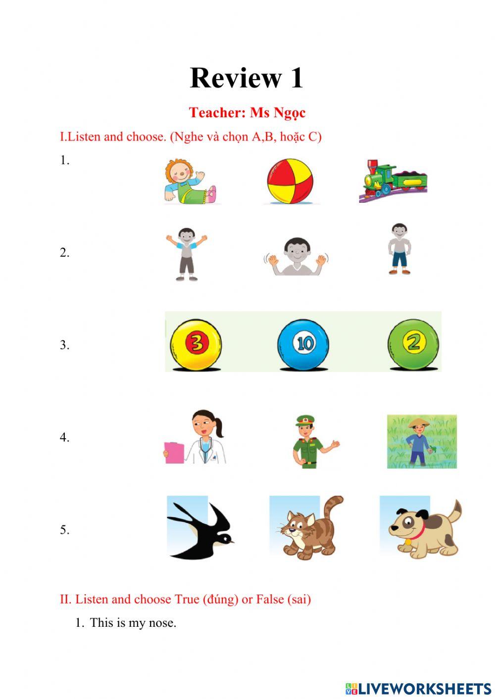 Test 1 grage 3 worksheet | Live Worksheets