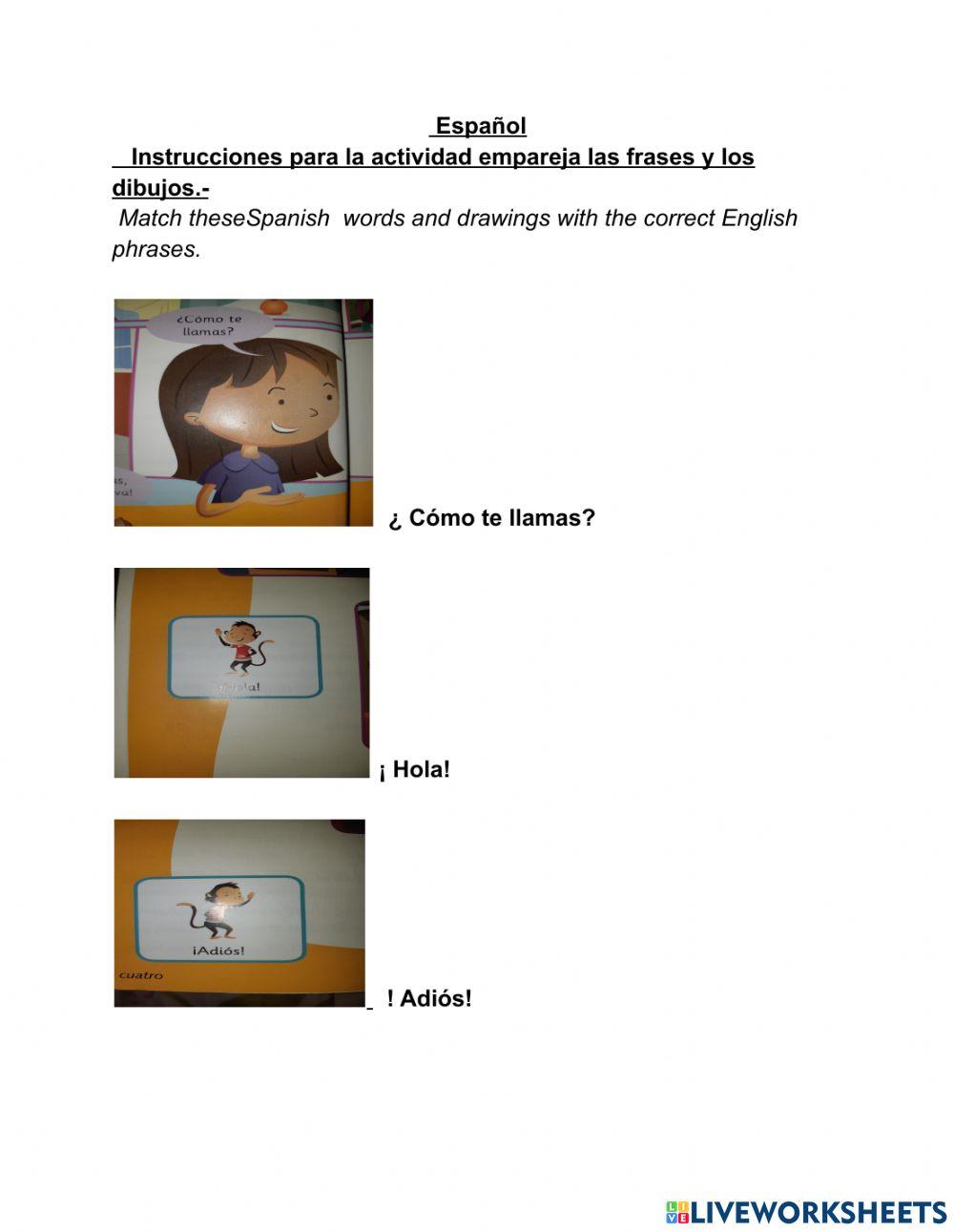 3982354 | Spanish Los saludos Grade 3 Review | Leslie