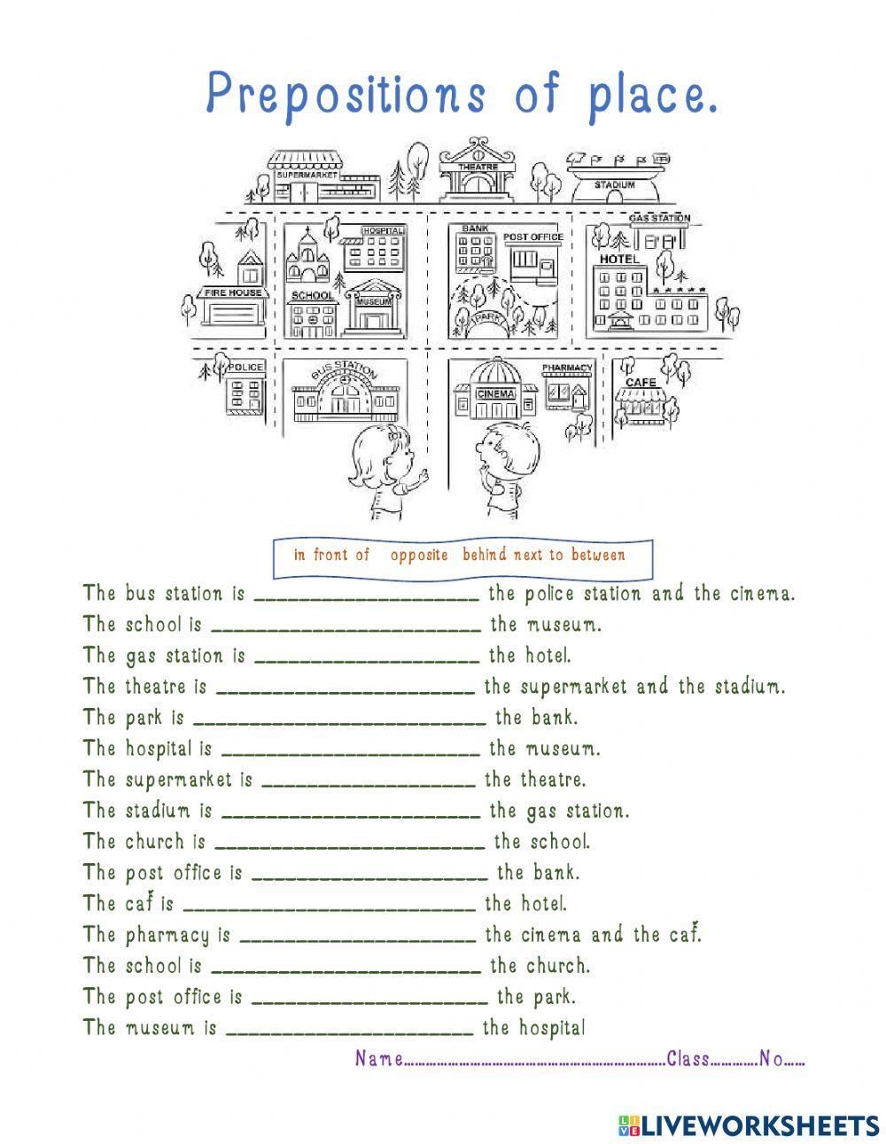 4240139 | prepositions of place | Kruvieww
