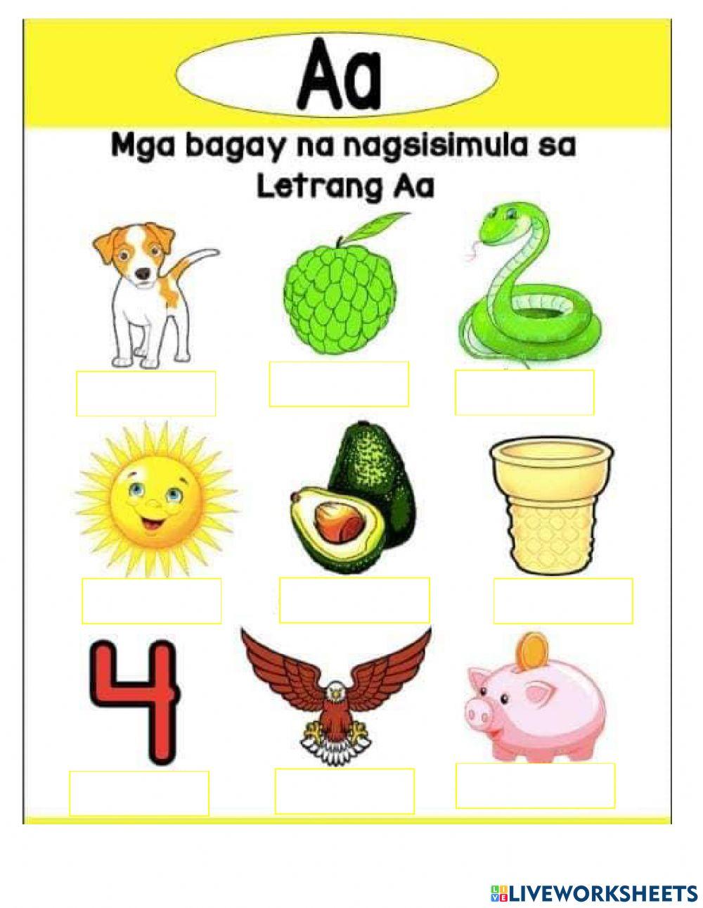 1771833 Mga Bagay Na Nagsisimula Sa A B At D Ma