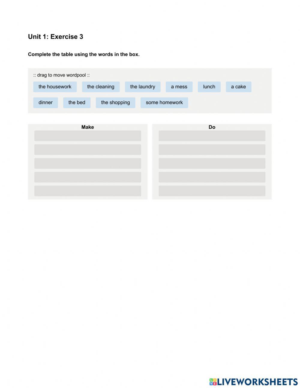 Mindset Foundation - Grammar & Vocabulary Skills Modules - Unit 1 Ex3 ...