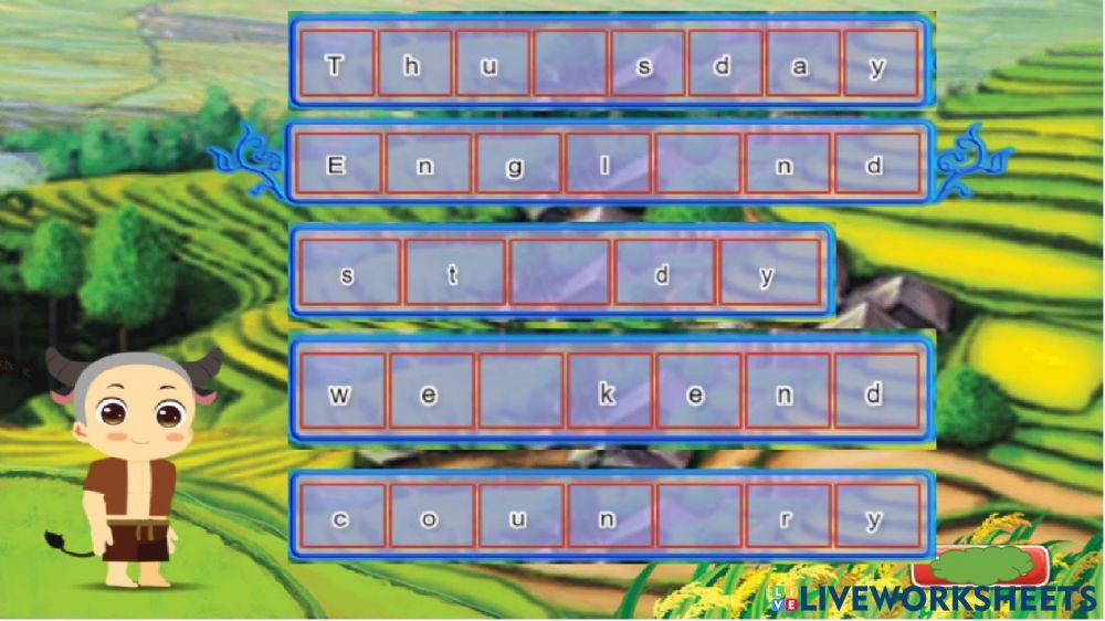Tntt exercise | Live Worksheets