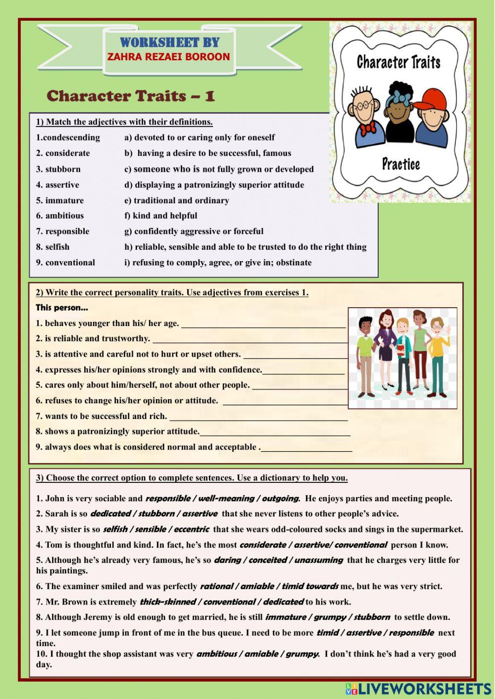 Zahra Rezaei Boroon online exercise for | Live Worksheets