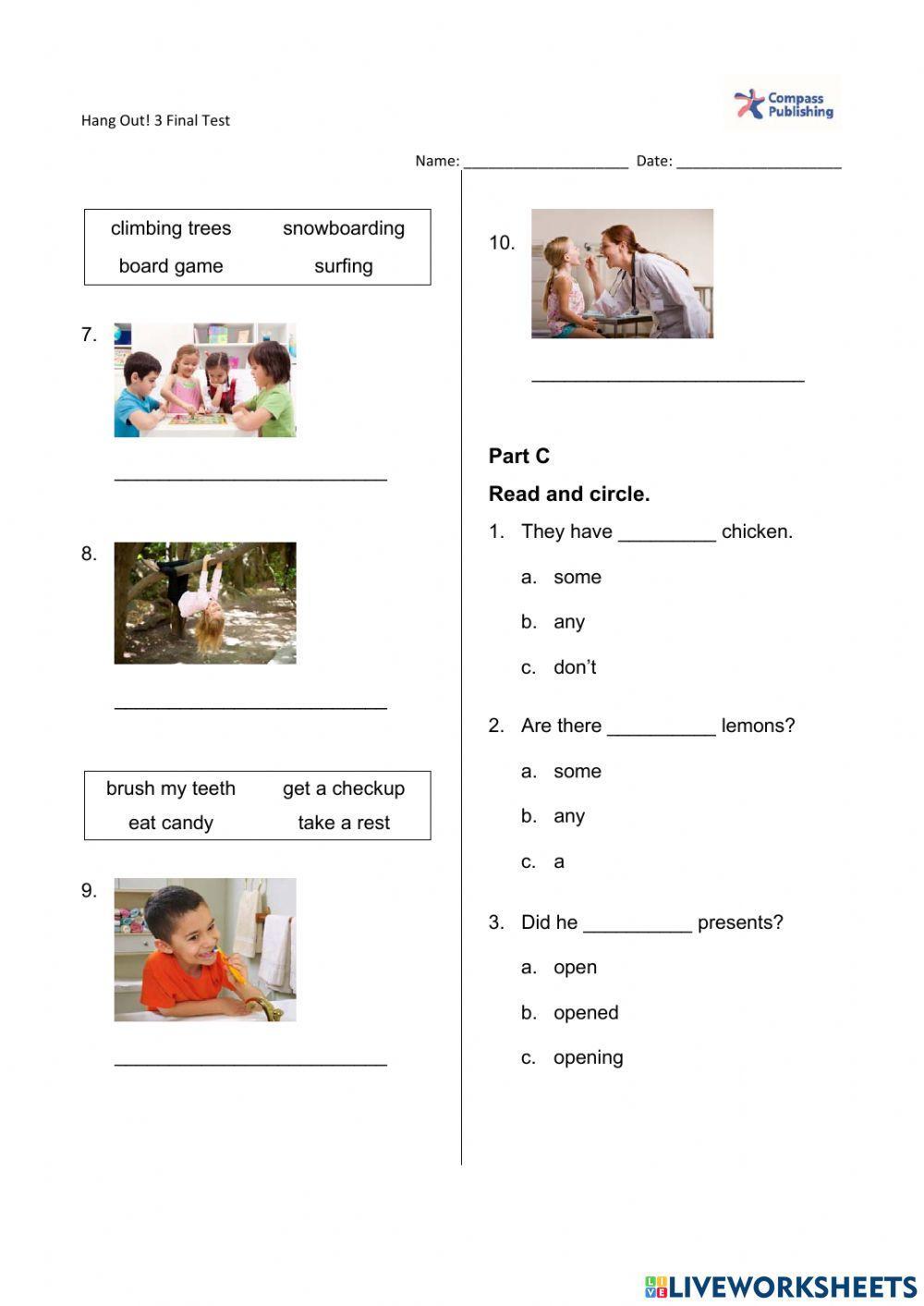 HO3 final online exercise for | Live Worksheets
