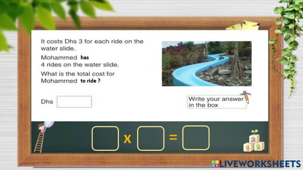 write number sentence to find the unknown 5272477