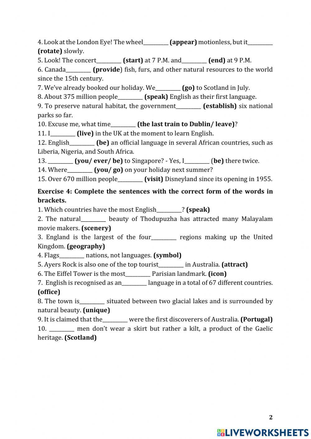 Grade 8 - Week 22 - Practice worksheet | Live Worksheets