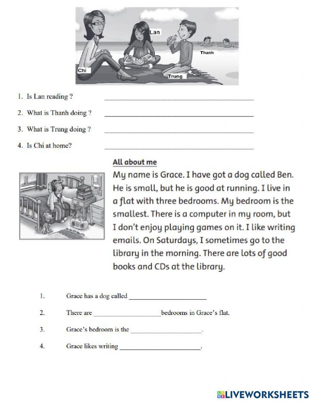 on 3 4253218 | tpbaouyen93 | LiveWorksheets