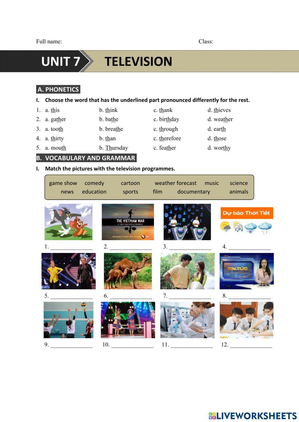 G6 - Unit 7 - HW1 worksheet | Live Worksheets