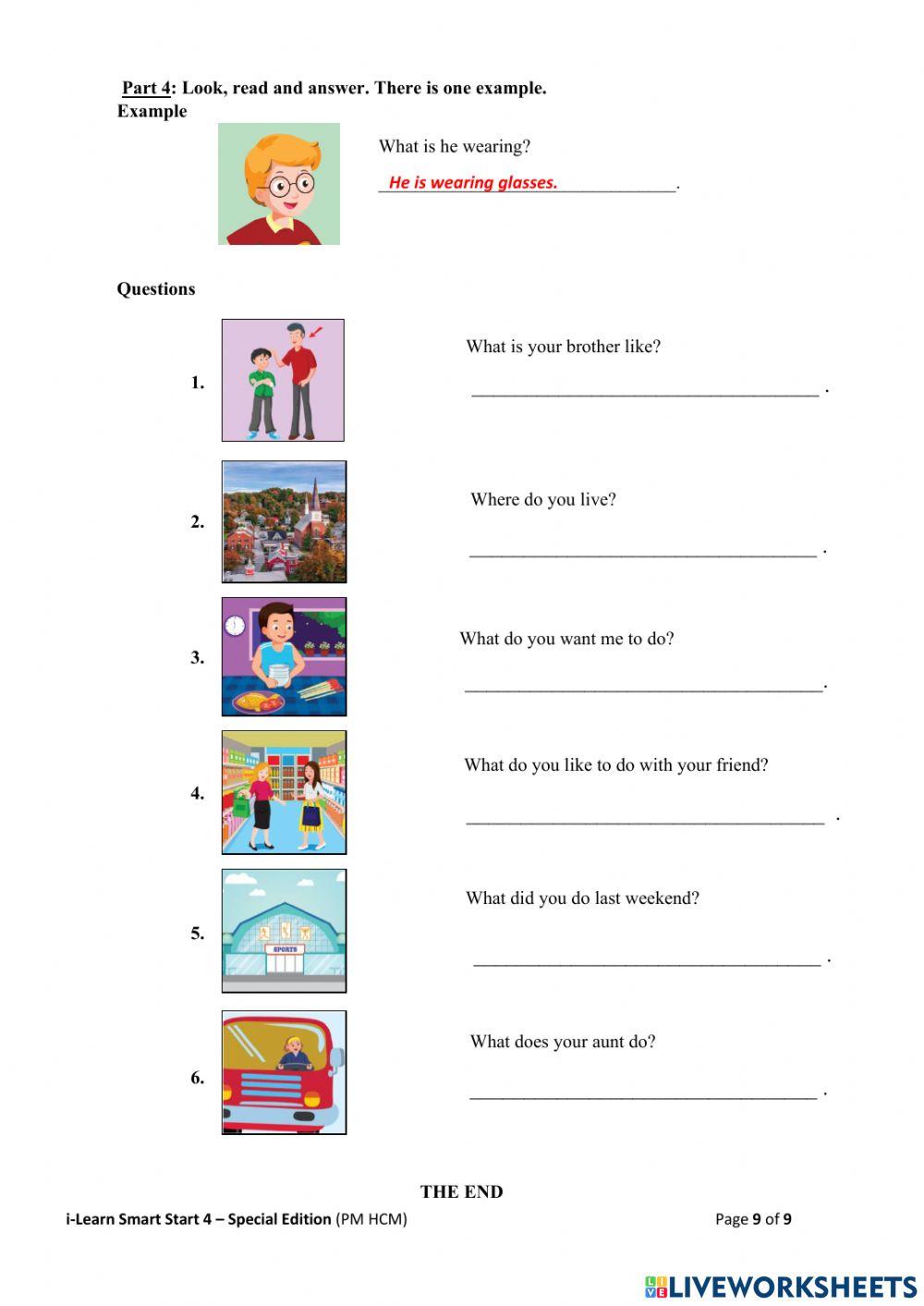 Revision 1 - I-learn 4 worksheet | Live Worksheets