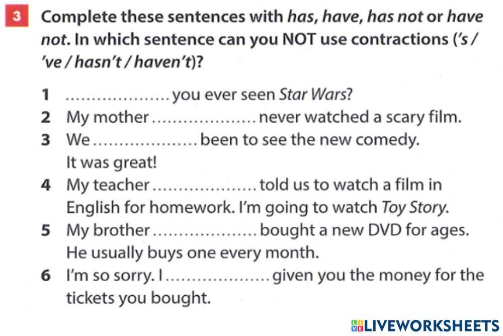 1774888 | Compact a2 u4 | Vũ Nhật Anh | LiveWorksheets