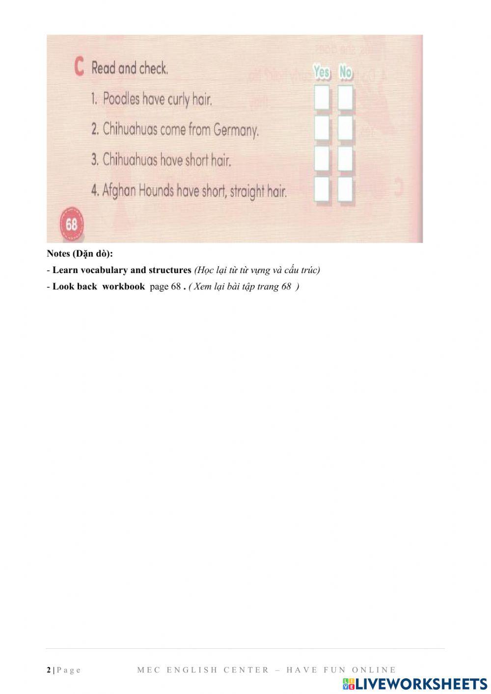 Starters 1B- Unit 8- Lesson 4 1775648 | Vo Thanh Thao