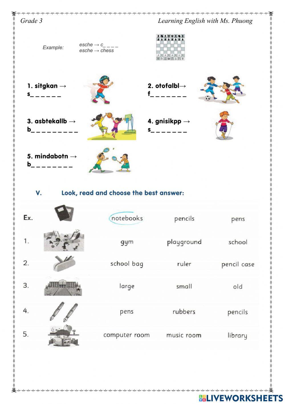 English 3 - The… | Free Interactive Worksheets | 1777339