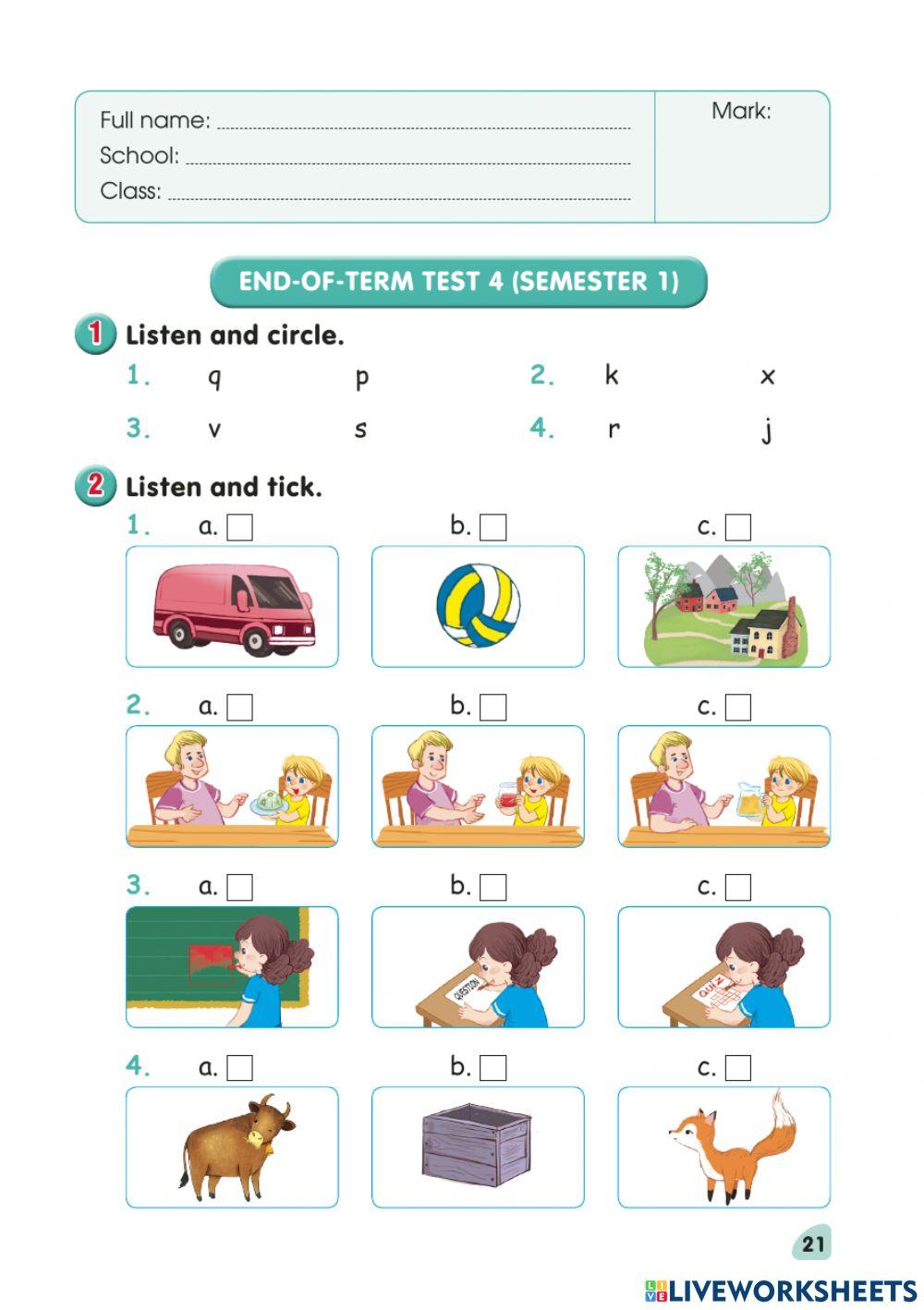 2247833 | Grade 2 first term 3 | phuongdang90