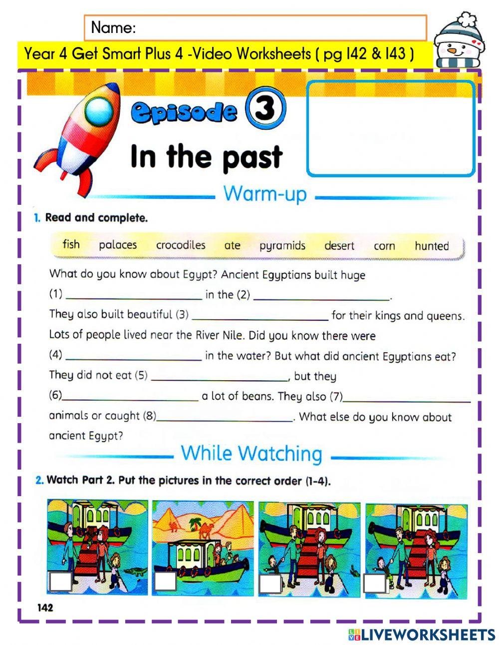 Get smart plus 4 - Video worksheet - Episode -pg142 worksheet | Live ...