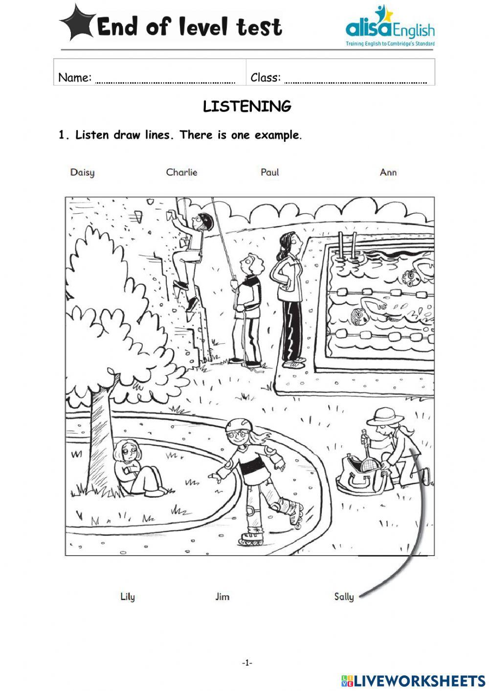 GT4 End of level test 3 online exercise for | Live Worksheets