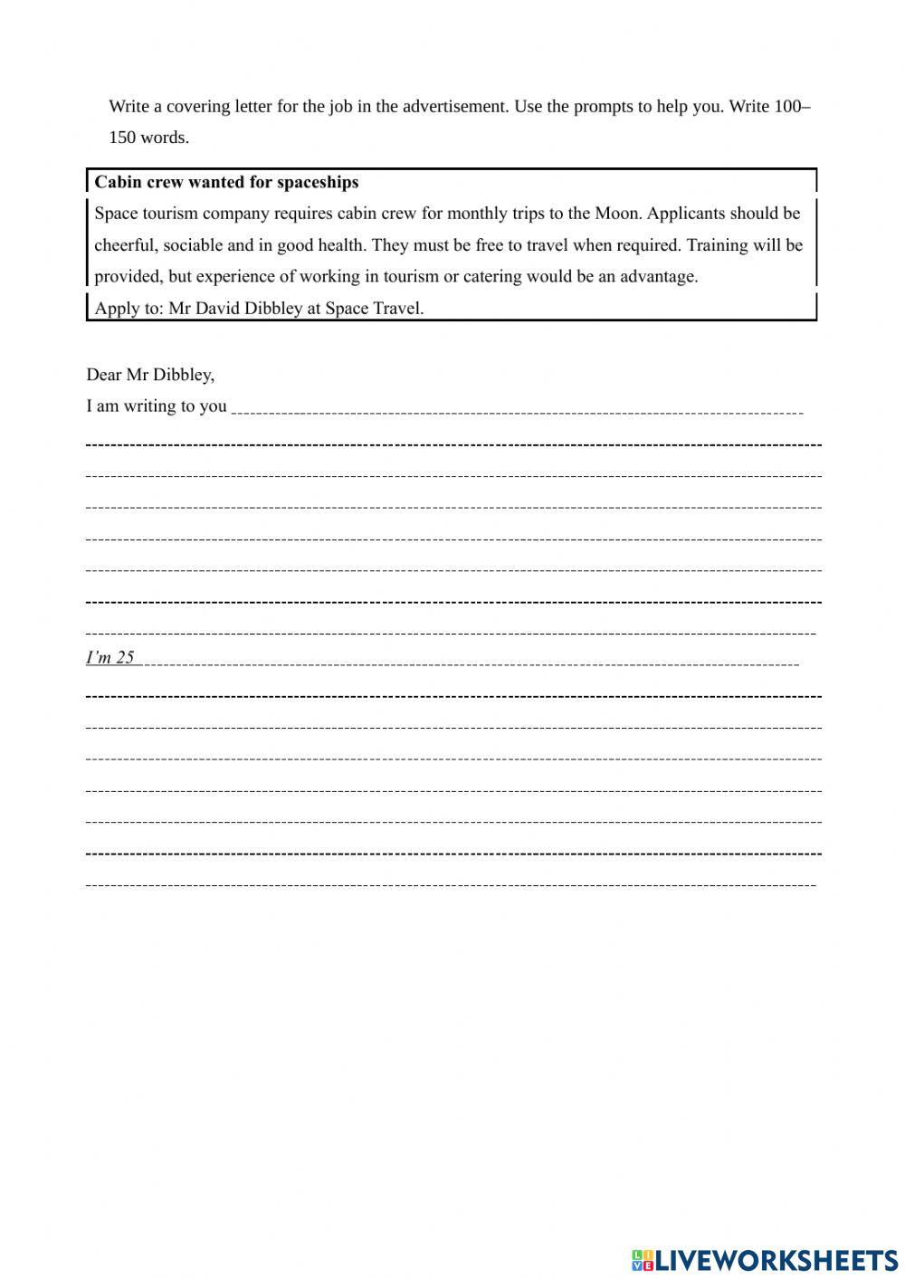 Sp writing worksheet | Live Worksheets