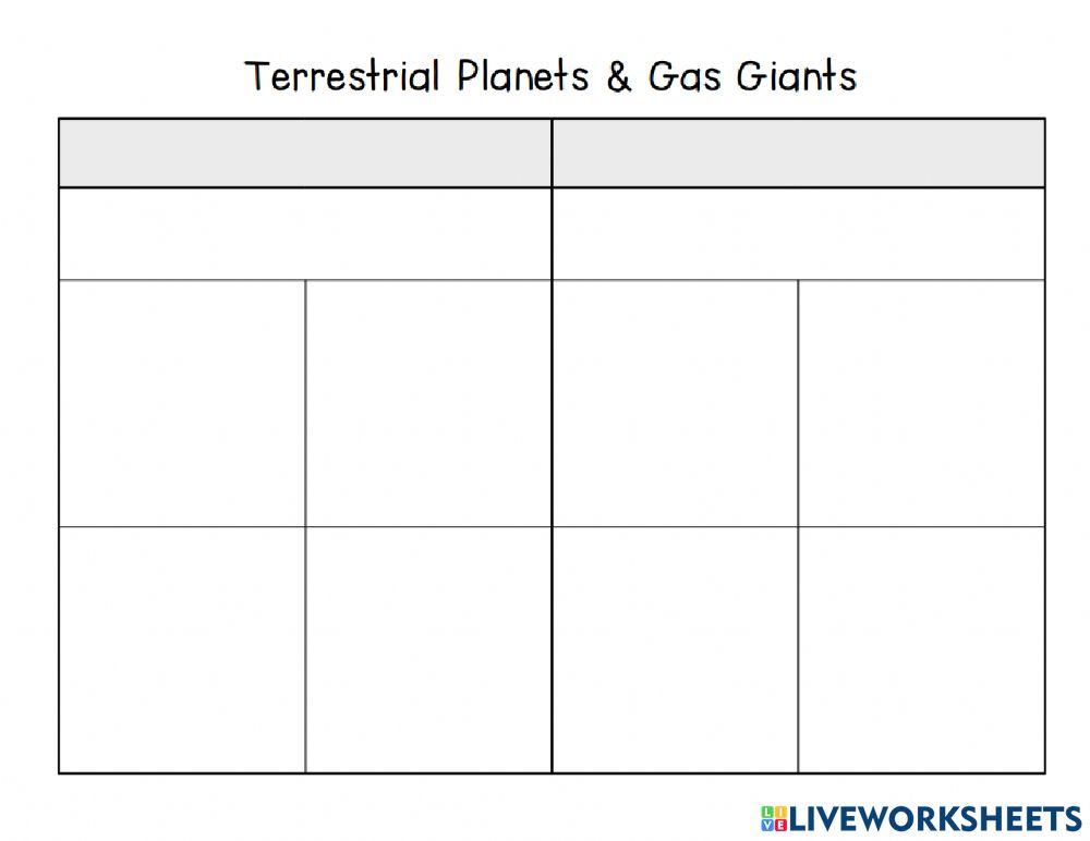 Terrestrial-Gas… | Free Interactive Worksheets | 3521644